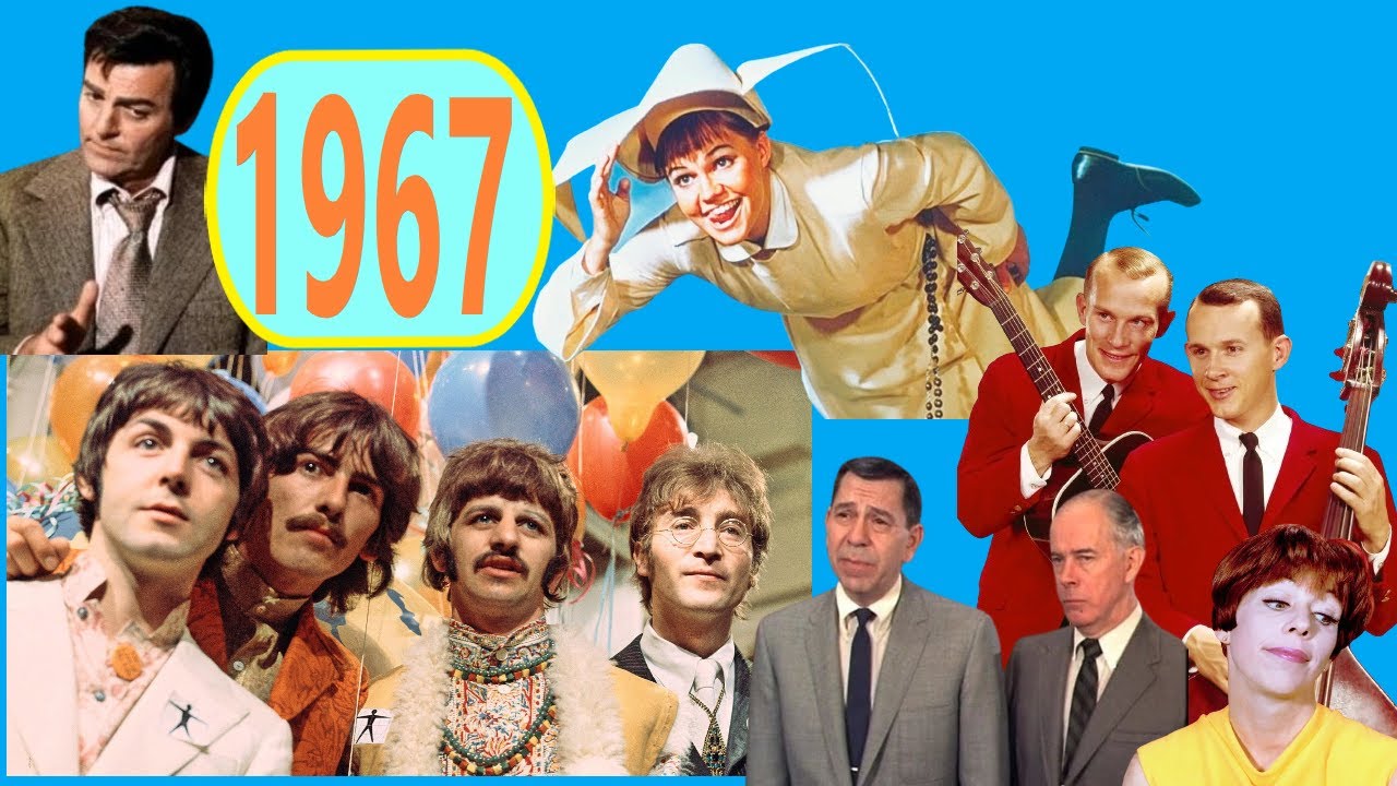 TV SHOWS OF 1967 (Carol Burnett, Dragnet, Flying Nun, Ironside, Laugh ...
