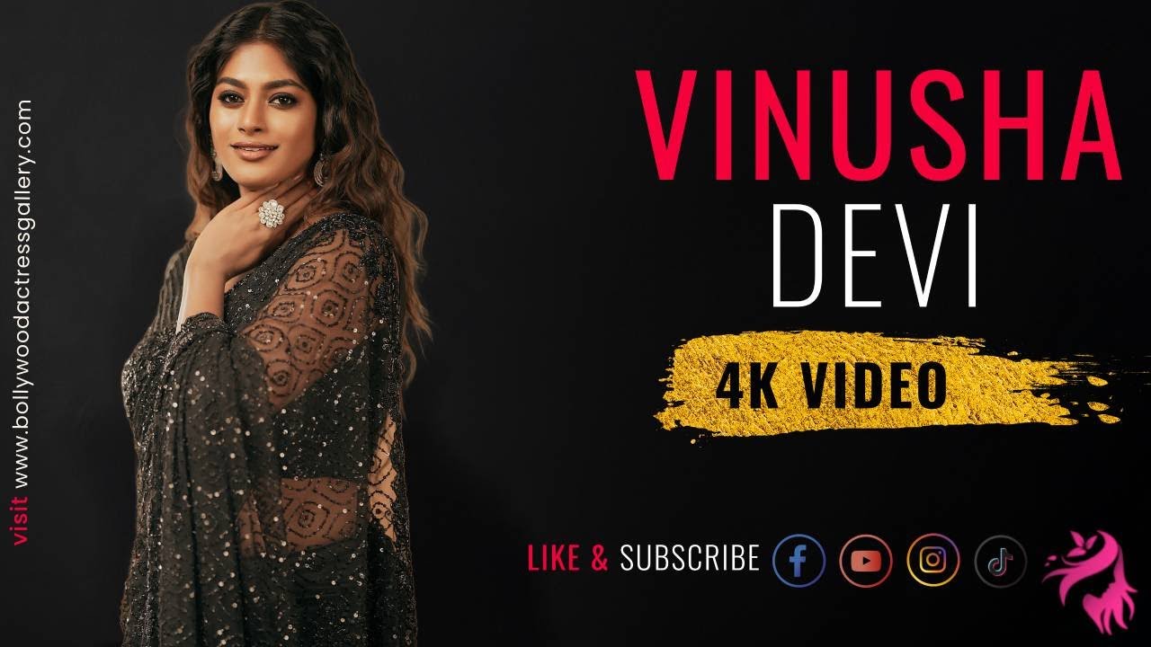 Vinusha Devi | South Indian Tamil Serial Bharathi Kannamma Actress lovely videos - YouTube