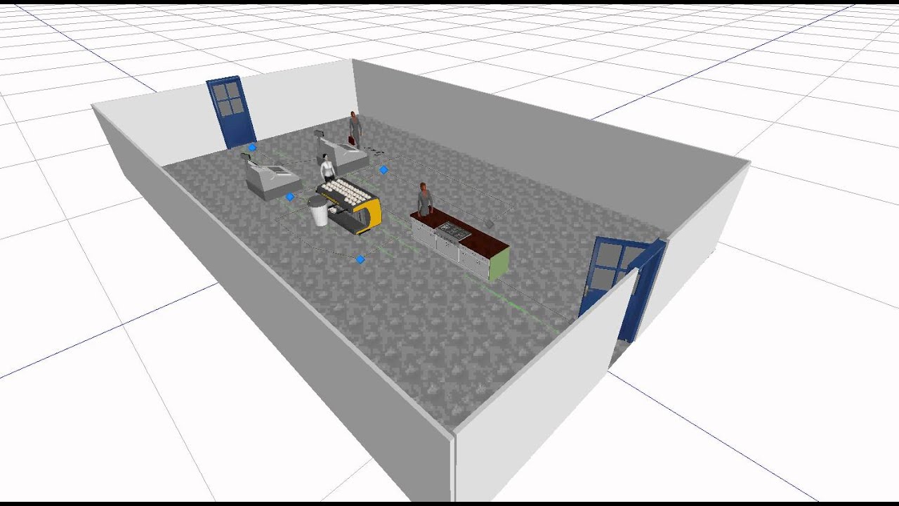 Starbucks Simio Model - YouTube