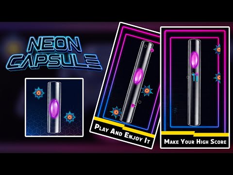 Neon Capsule || Gameplay Video || #2dgames #2dgameplay - YouTube