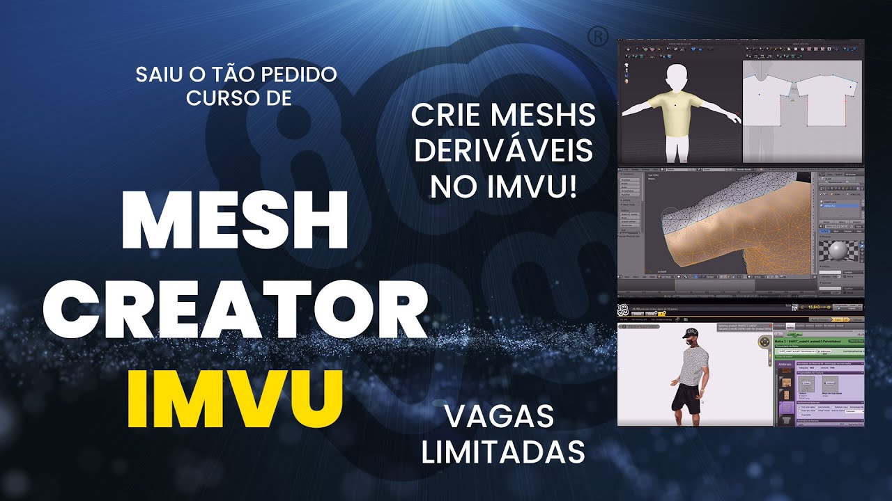 CURSO MESH CREATOR - IMVU - YouTube