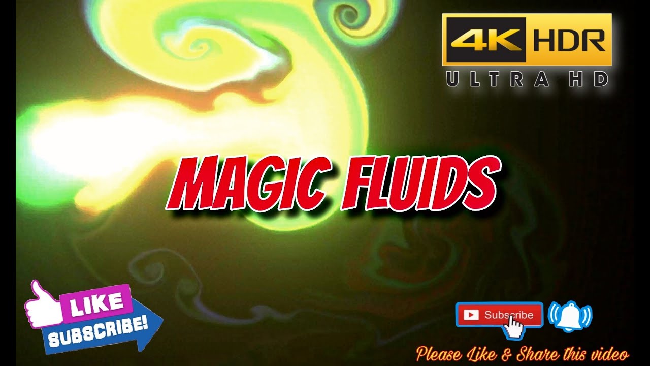 24K Magic || Magic Fluids 4K || - YouTube