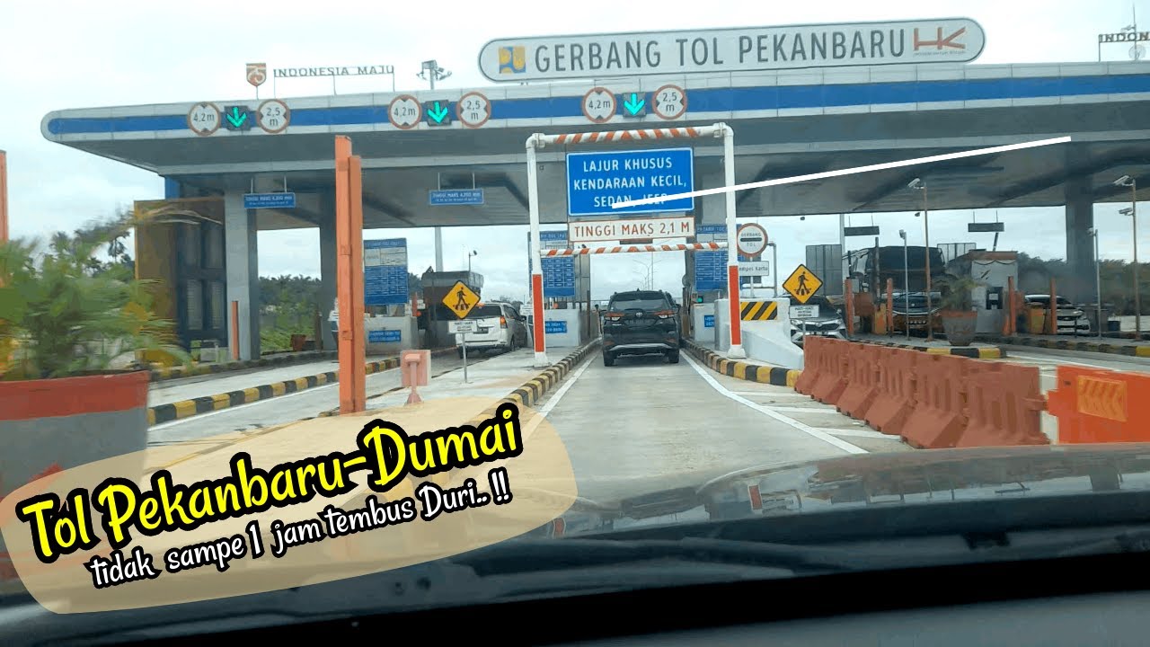 [Vlog] Jalur Tol Pekanbaru-Dumai | Tempuh Duri tidak sampai 1 jam - YouTube