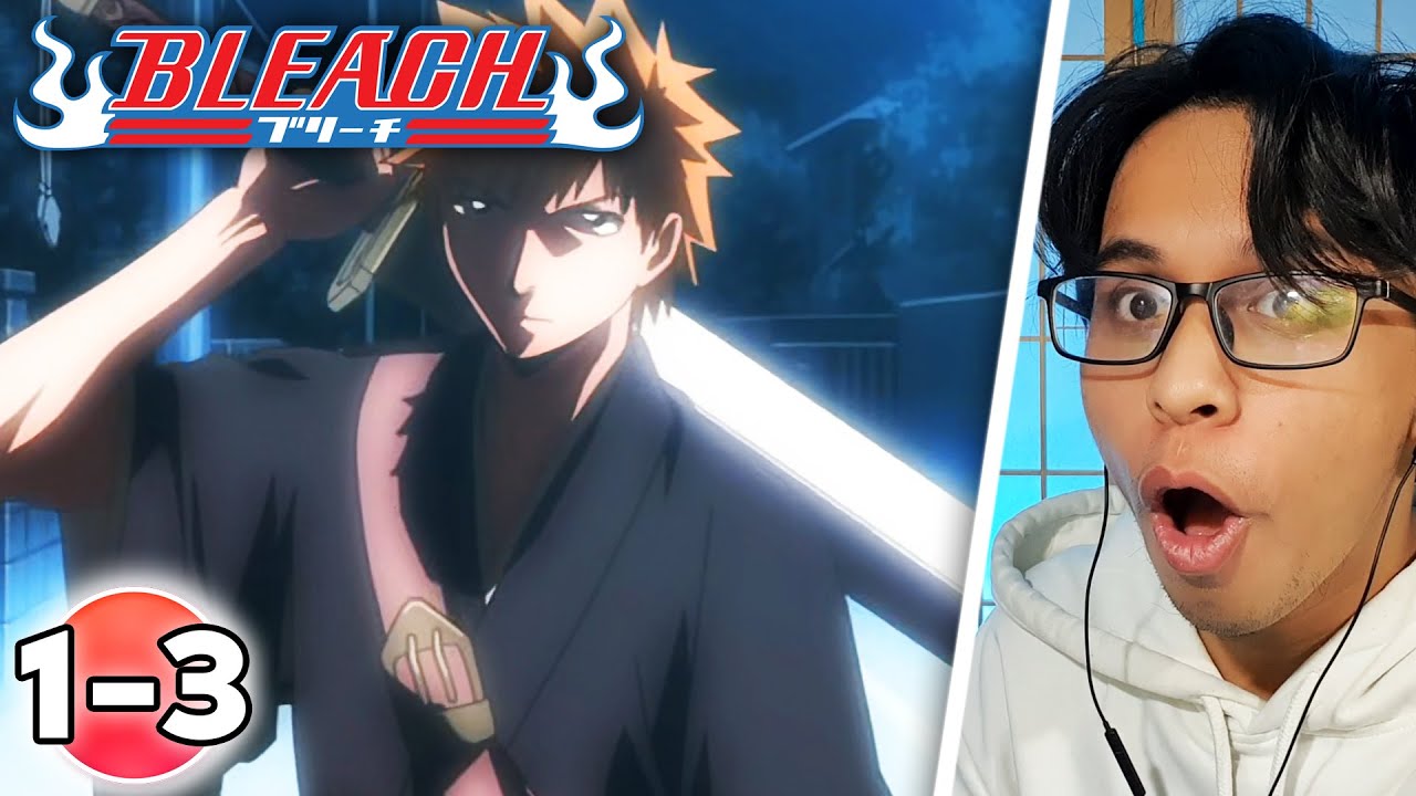 MY FIRST TIME WATCHING BLEACH (Episode 1-3 Reaction) - YouTube