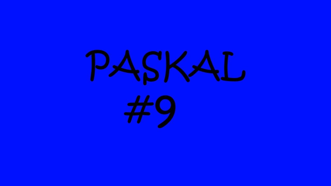 Tutorial Bahasa Pemograman Pascal : Deret Numerik - YouTube