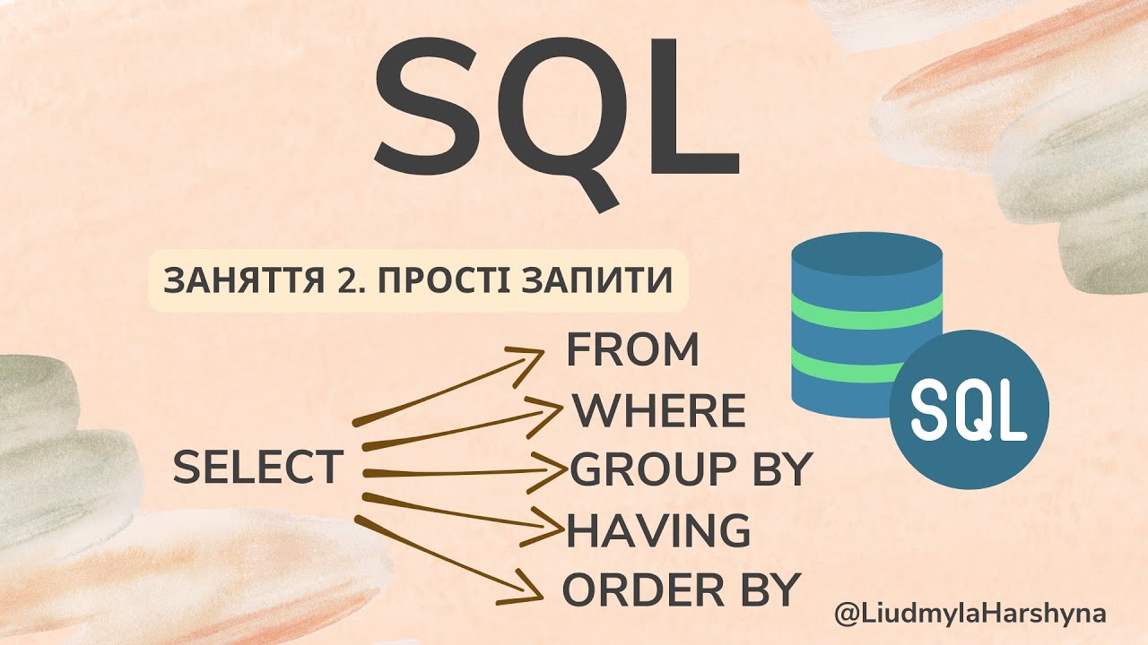 SQL Заняття 2 Прості запити SELECT #sql #programming #query - YouTube
