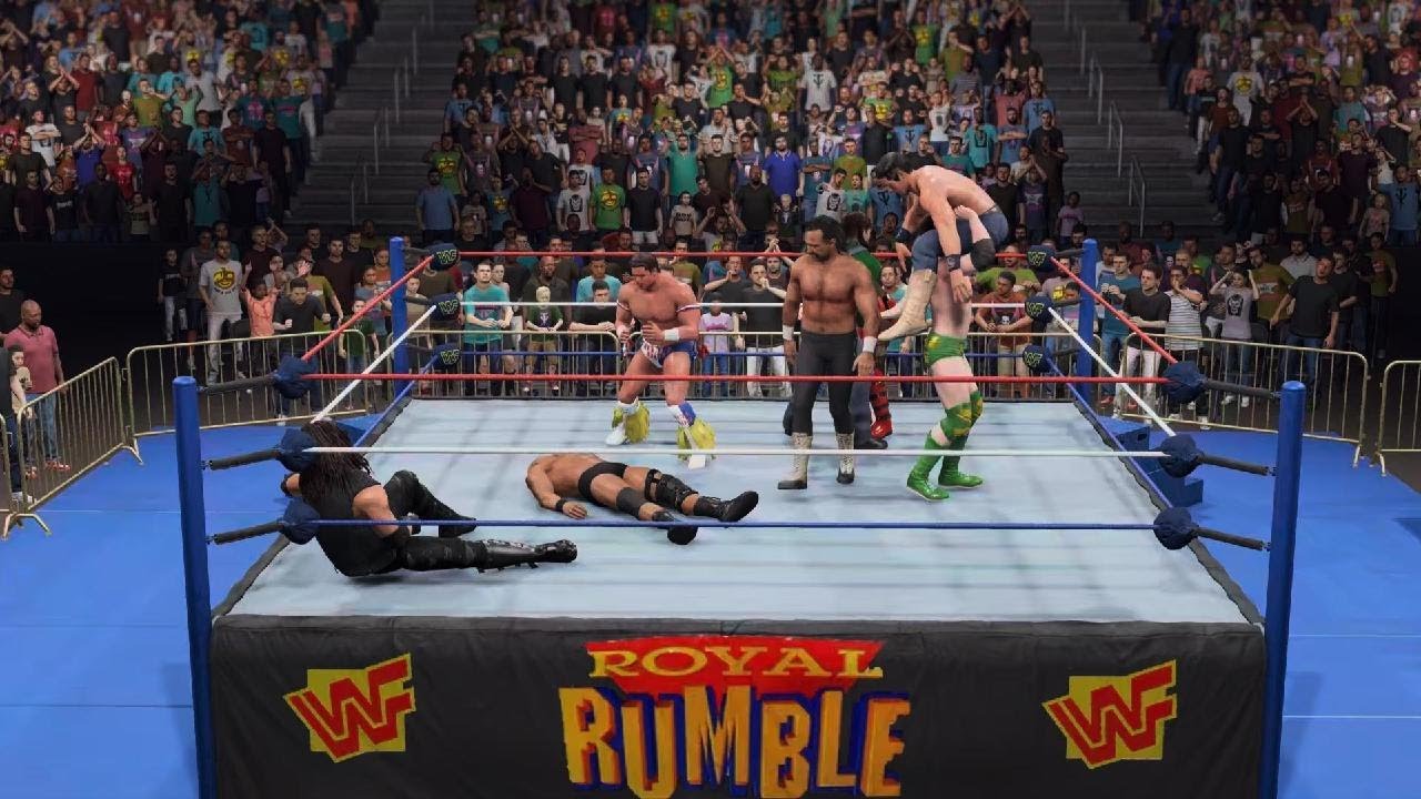 1997 Royal Rumble simulated in WWE2K22 - YouTube