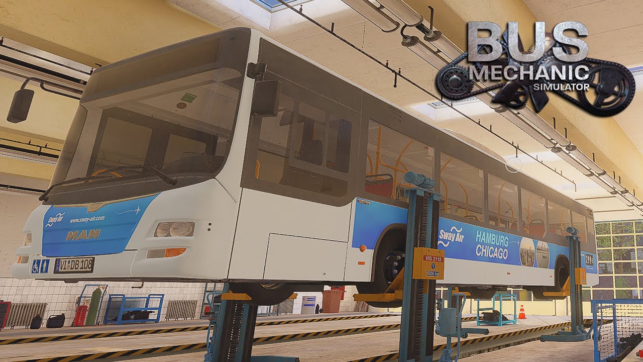 Trabalhando de Mecânico de Ônibus - Bus Mechanic Simulator - YouTube