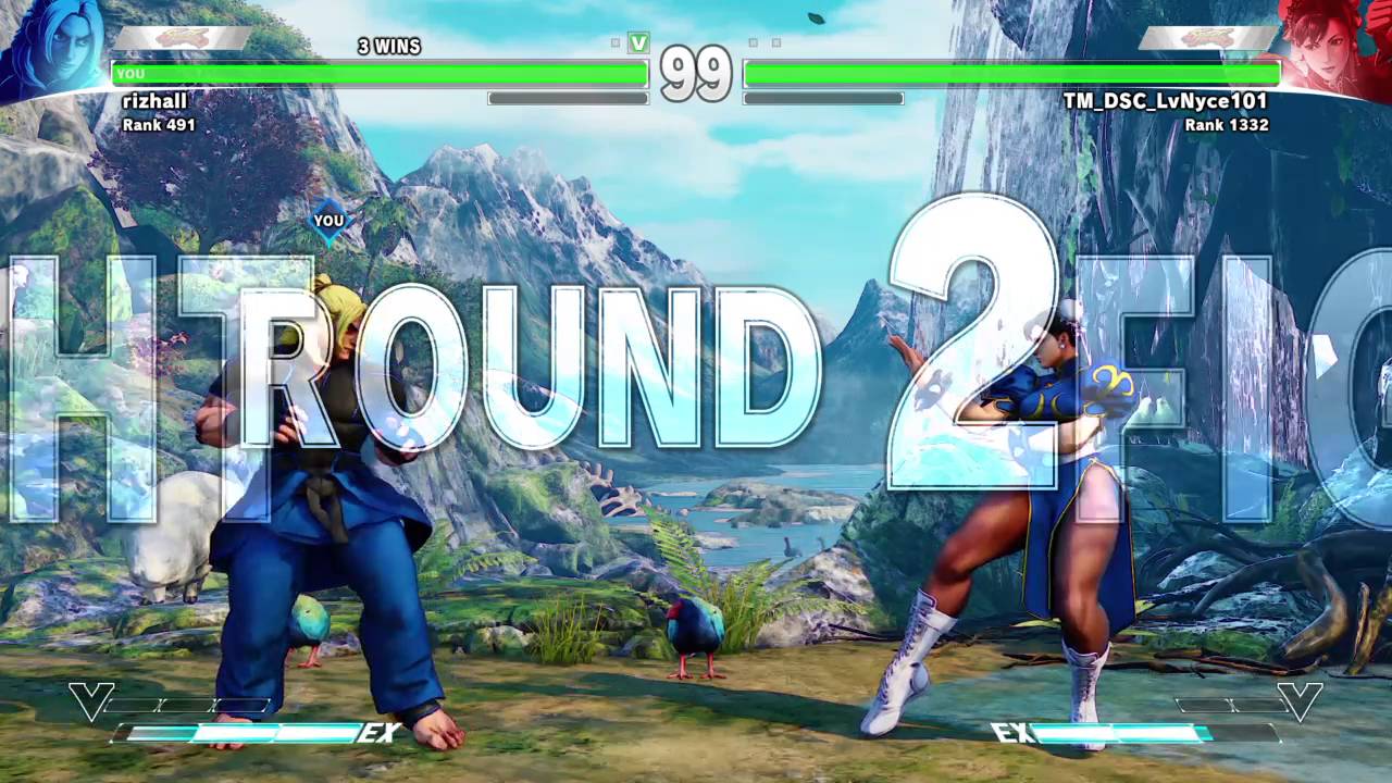 STREET FIGHTER V: Ken vs Chun-li - YouTube