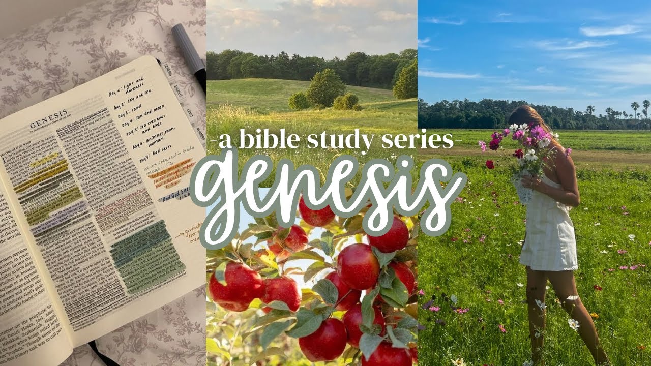 BIBLE STUDY WITH ME🌿 Genesis Part 1: Bible study series + grow closer ...