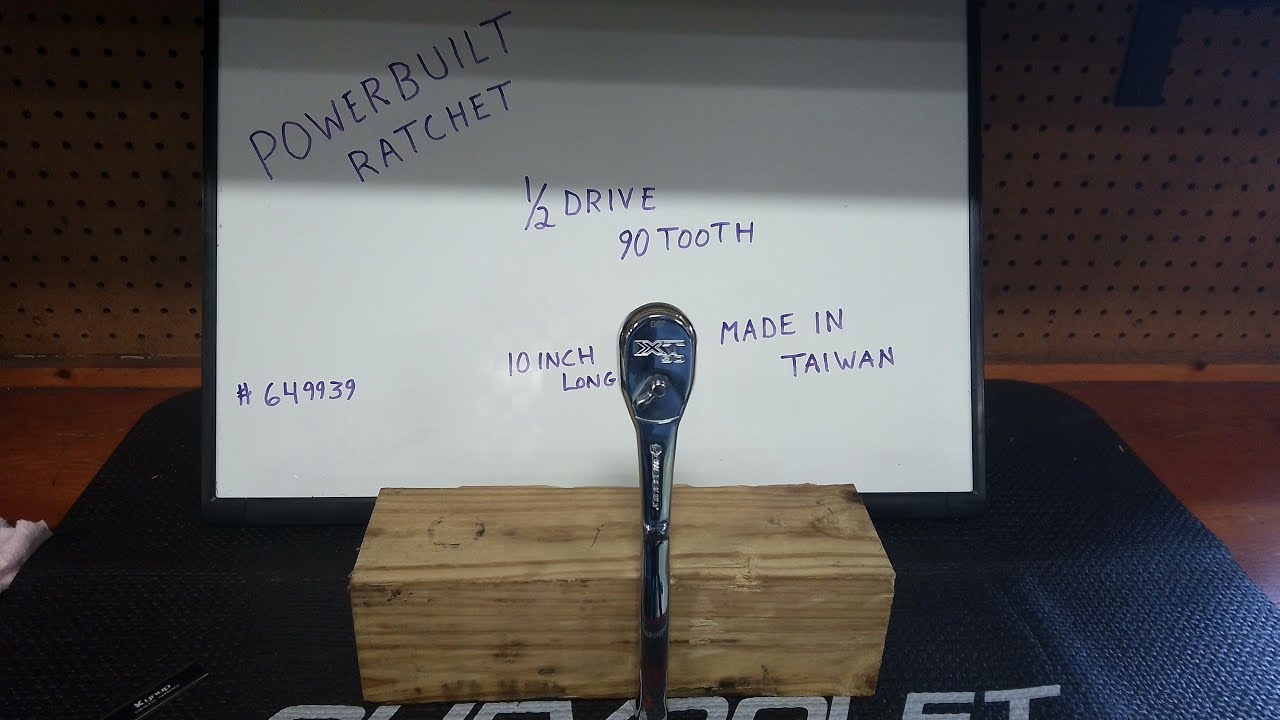 POWERBUILT XT 1/2 drive ratchet,unboxing. - YouTube