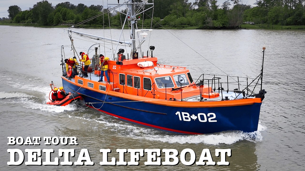 The Oldest Still Active Lifeboat? WWII era Delta Lifeboat - YouTube
