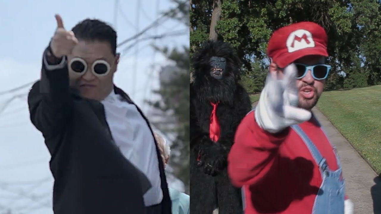 PSY GENTLEMAN vs. NINTENDO MAN - YouTube