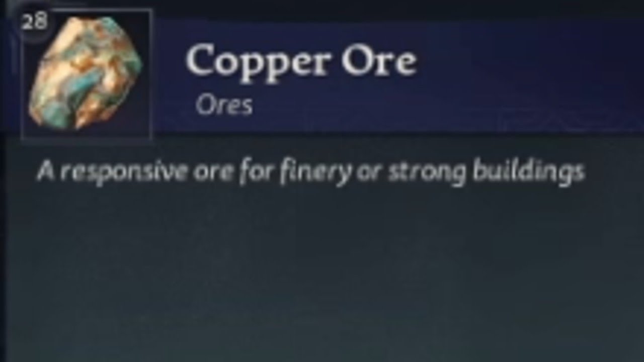 Where to Find Copper Ore in Lord of the Rings Return to Moria - YouTube