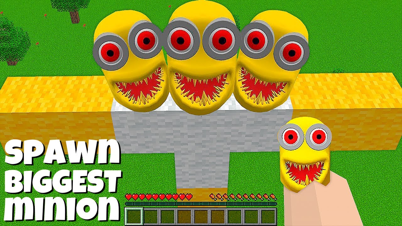 This is a SUPER SECRET WAY TO SPAWN BIGGEST CURSED MINION in Minecraft ...