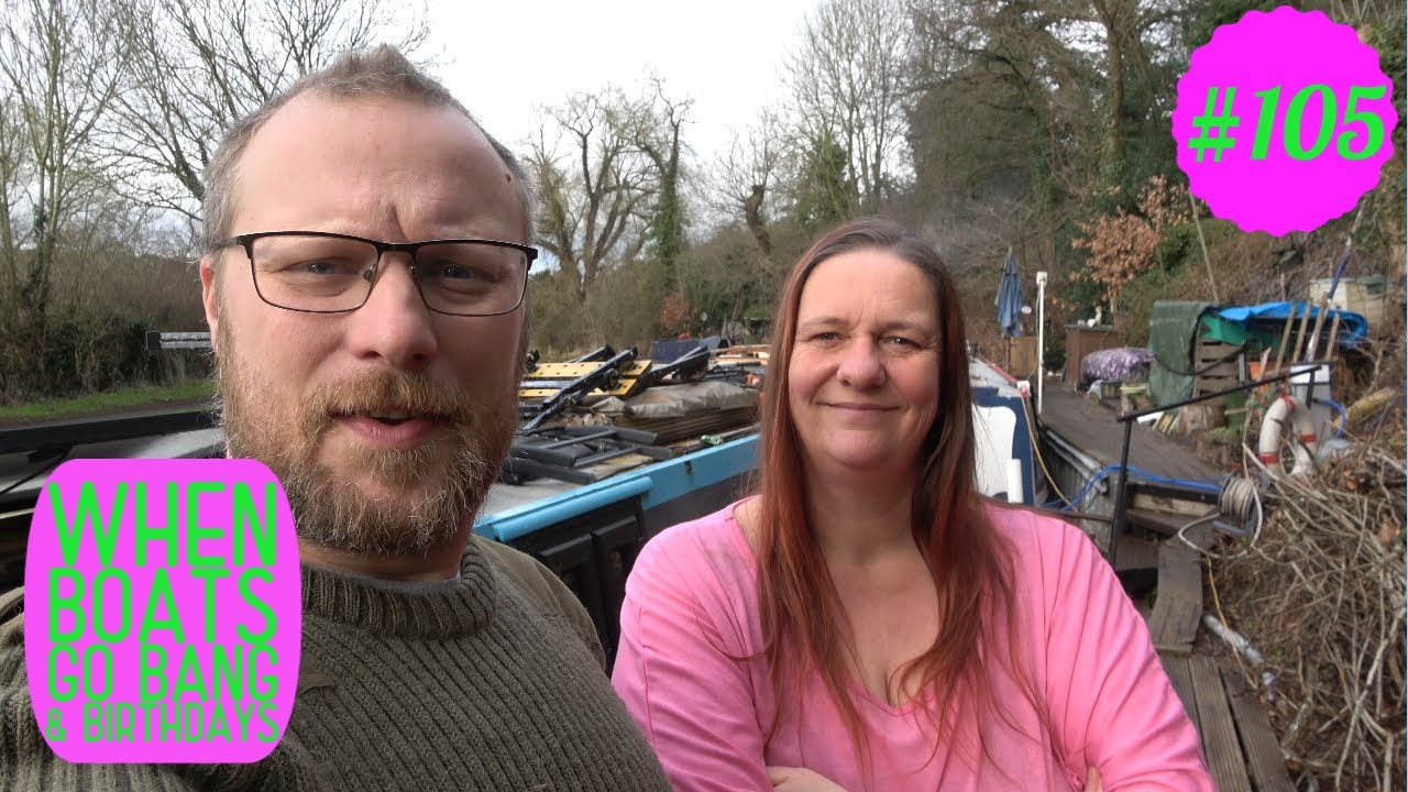 When Birthdays don't go quite to plan on narrowboat Lady Brian - YouTube
