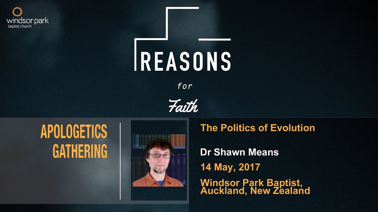 The Politics of Evolution Dr. Shawn Means - YouTube