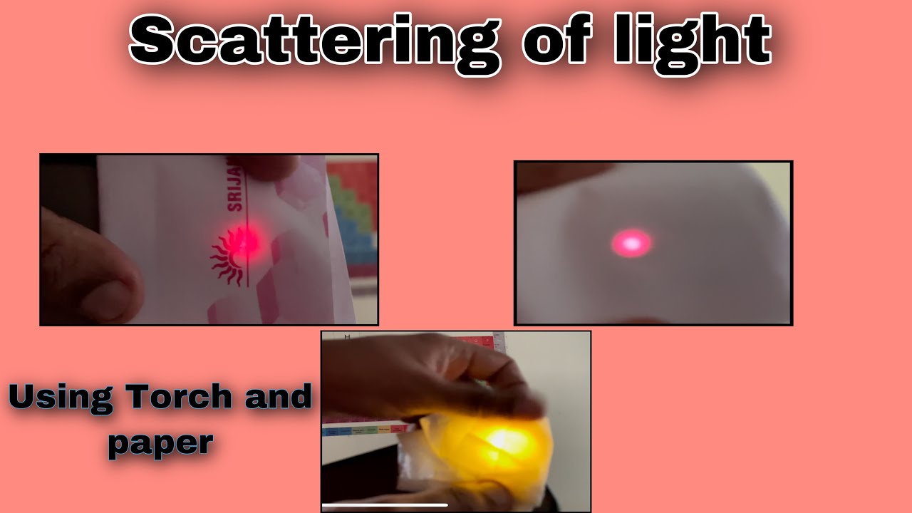Scattering of light Experiment || Why sun is yellow || using Torch and ...