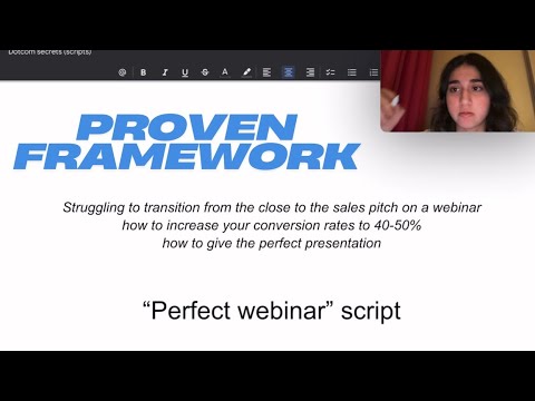 The Perfect Webinar Script Can Double Your Conversion Rates. - YouTube