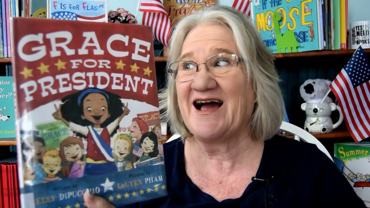 Kids Books Read Aloud "Grace For President" by Kelly DiPucchio read by ...