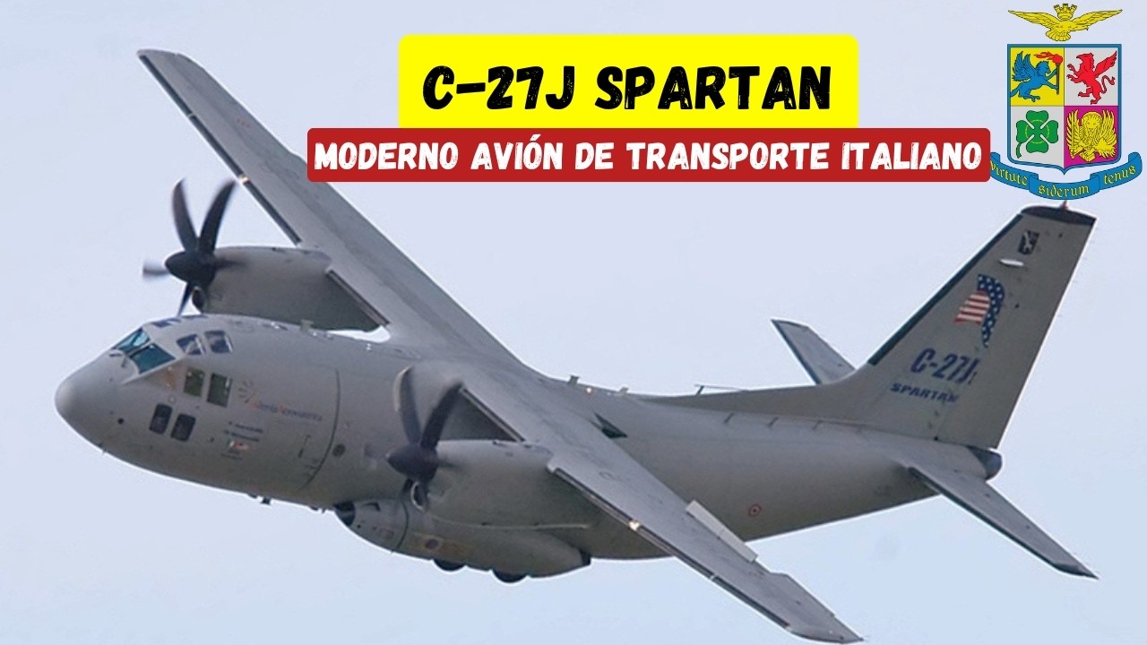 Alenia C-27J Spartan. Moderno avión de transporte italiano. Armamento ...