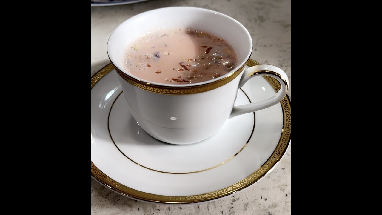 KASHMIRI TEA RECIPE کشمیری چاۓ | WATCH THIS BEFORE MAKING PINK TEA ...
