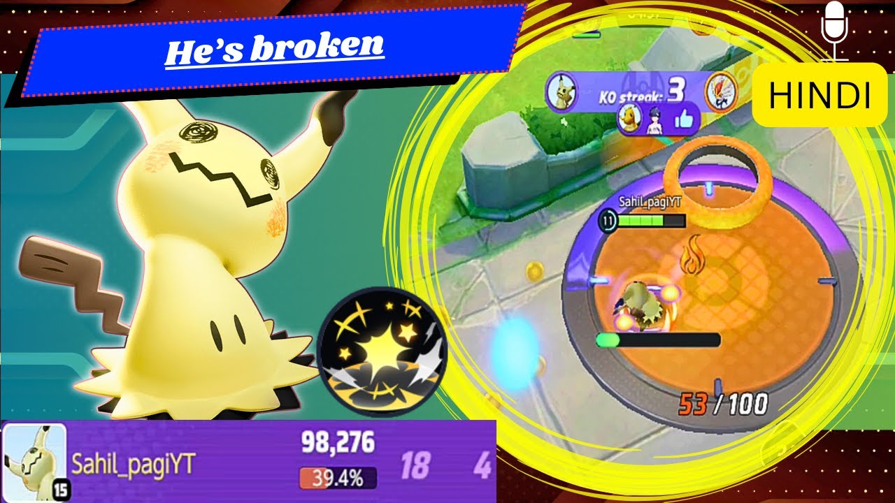 Play rough mimikyu carries the game over 98k damage Mimikyu Pokemon ...