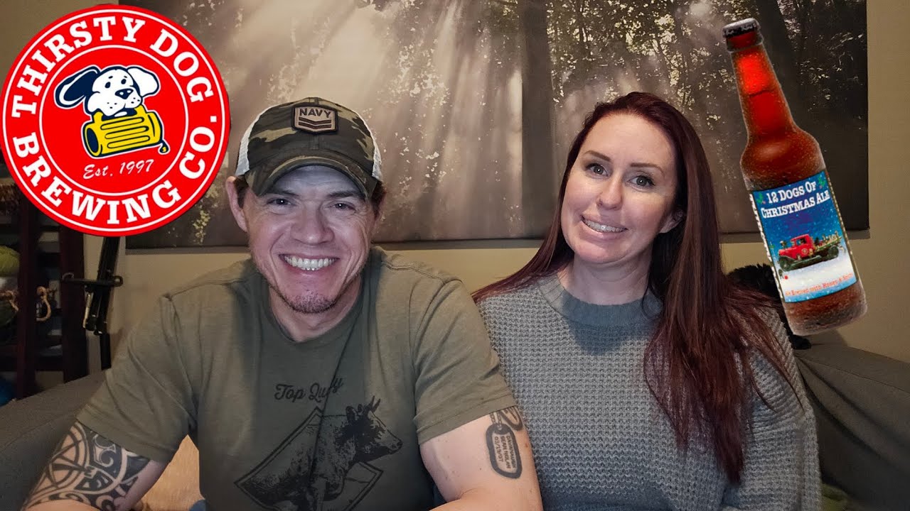Thirsty Dog Brewing Co. 12 Dogs of Christmas Ale / 2023 - YouTube