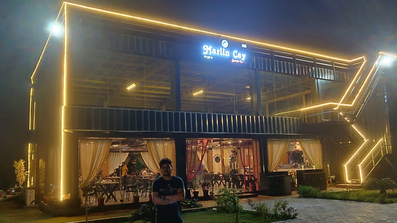 Marlin Cay Beach Restaurant : Vizag - Bheemili Beach Road - YouTube
