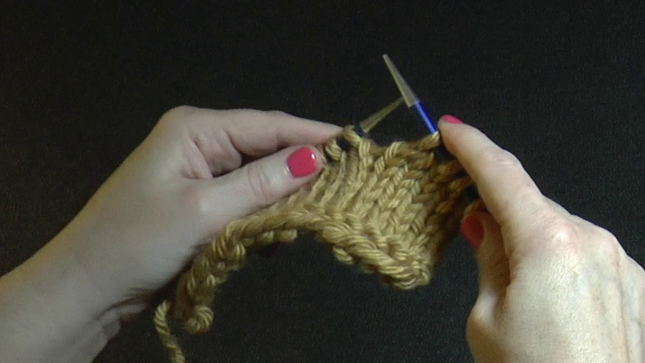 Knitting to the Point - K2tog - YouTube