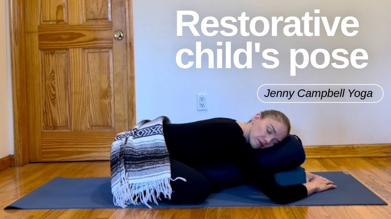 Restorative Child’s Pose / variations for students & teachers / Jenny ...