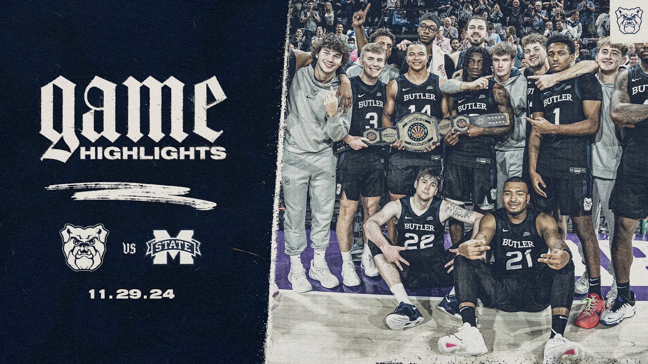 Butler vs. No. 25 Mississippi State - Highlights - Nov. 29, 2024 - YouTube