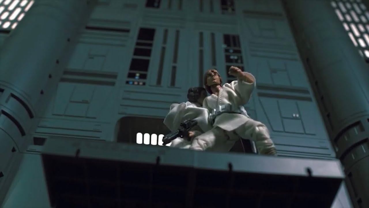 Death Star Escape - Star Wars Stop Motion - YouTube