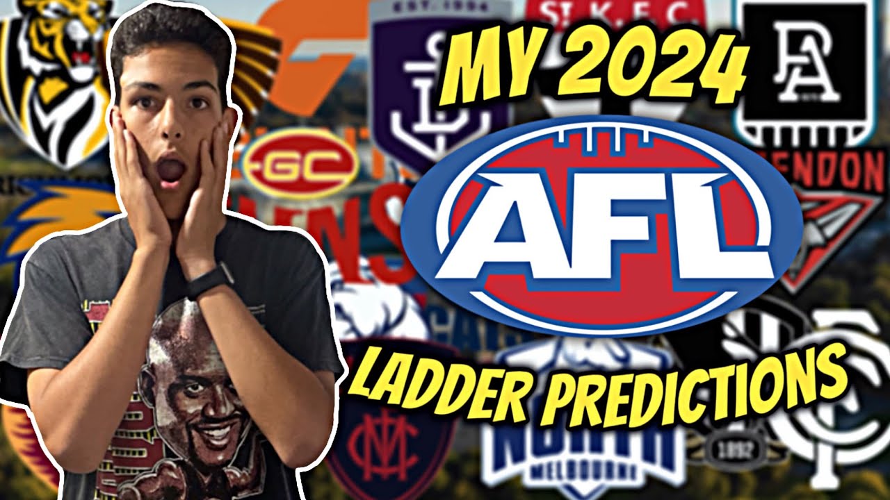 My Official 2024 AFL Ladder Predictions!!! - YouTube