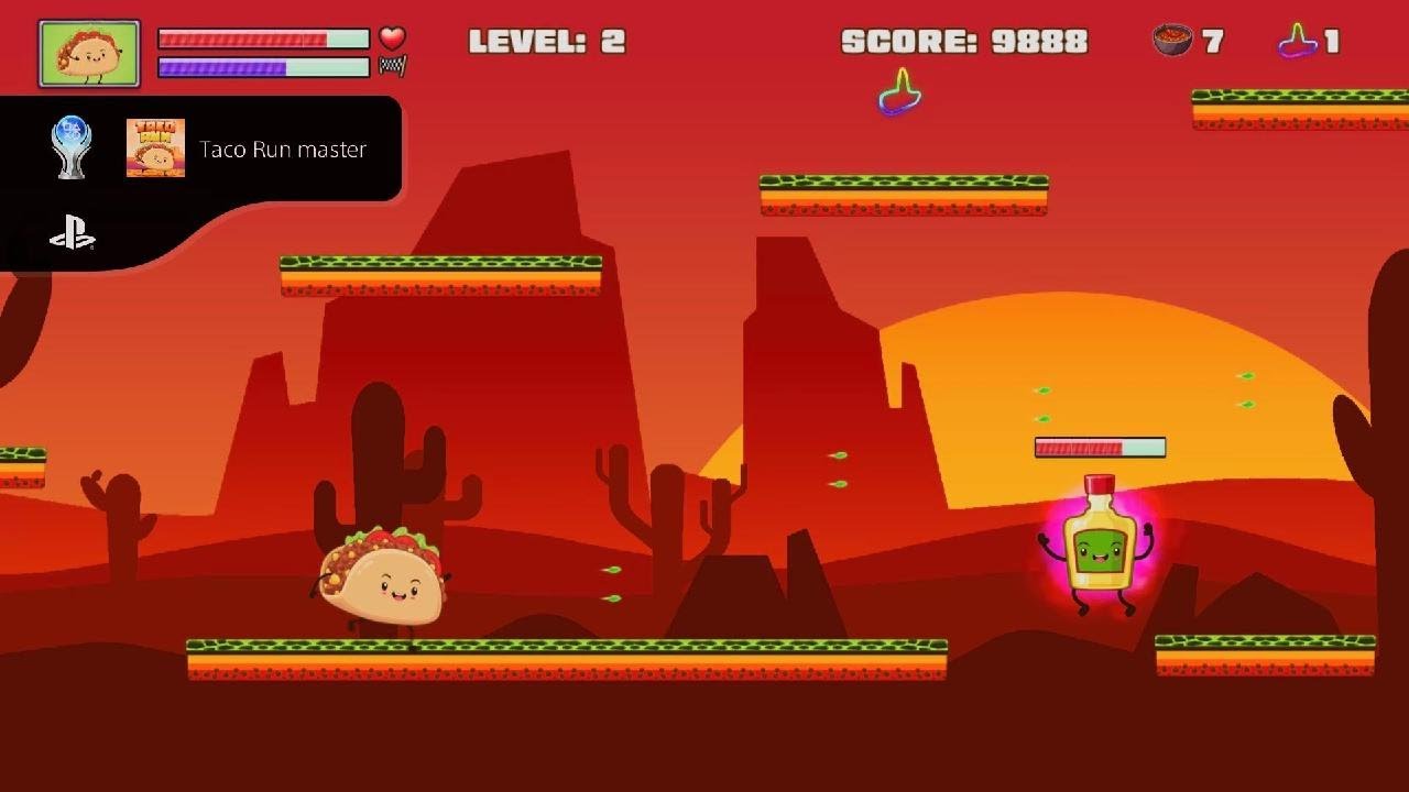 Taco Run ps4/ps5 platinum - YouTube