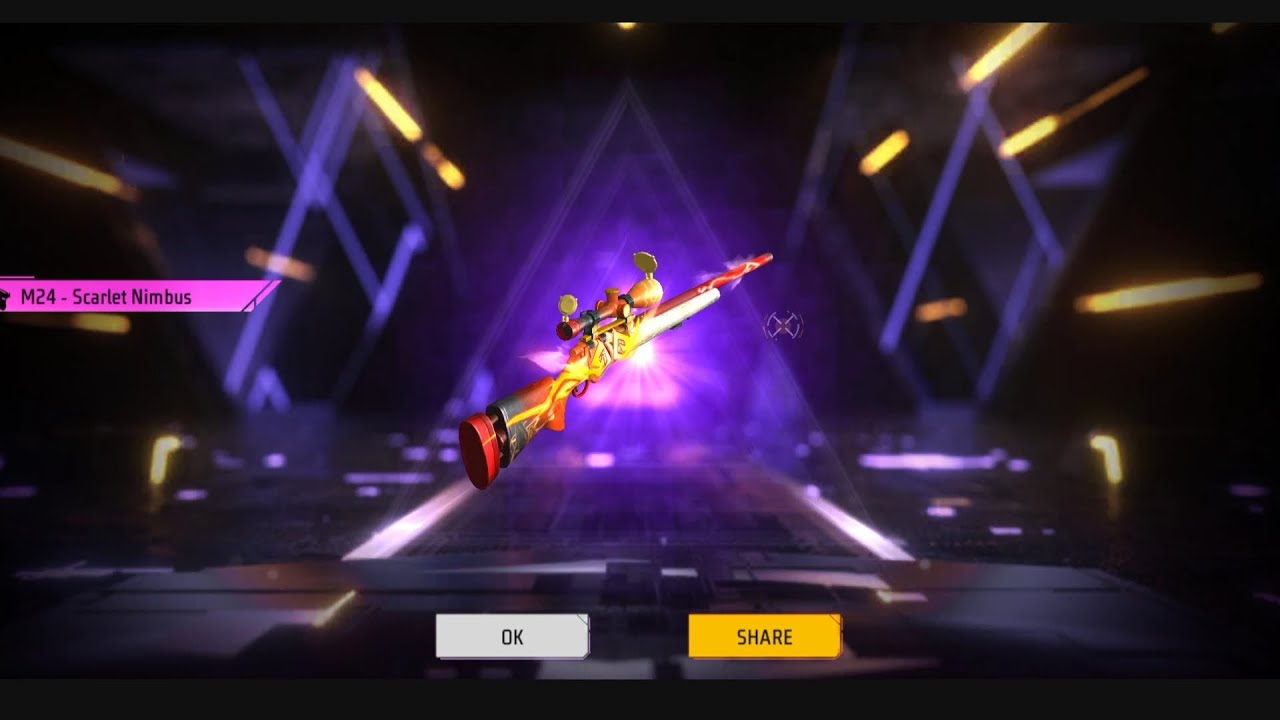 New event updates 😎new gun skin on💪 sniper ⚡m24 gun skin legend full ...