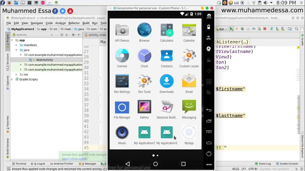7 kotlin android setOnClickListener - YouTube