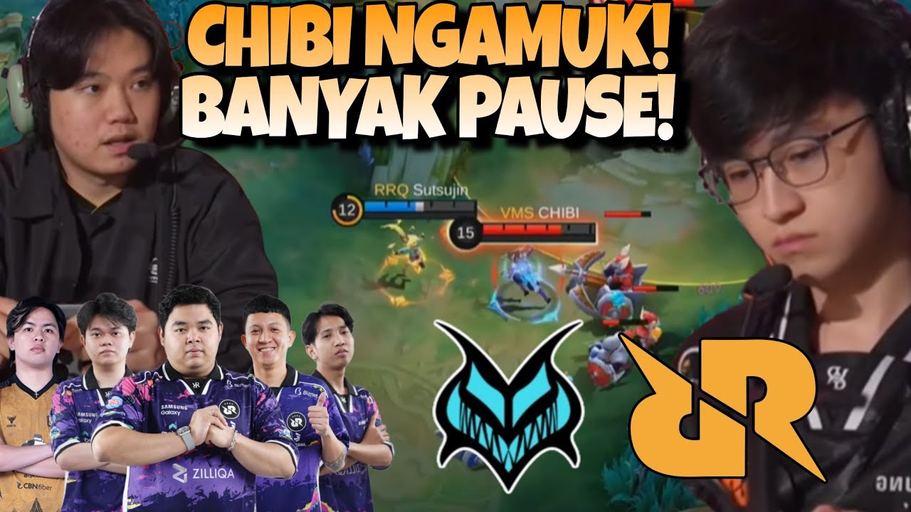 CHIBI NGAMUK !! META PAUSE KAH ?! RRQ VS VAMOS MATCH 2 - KNOCKOUT STAGE ...