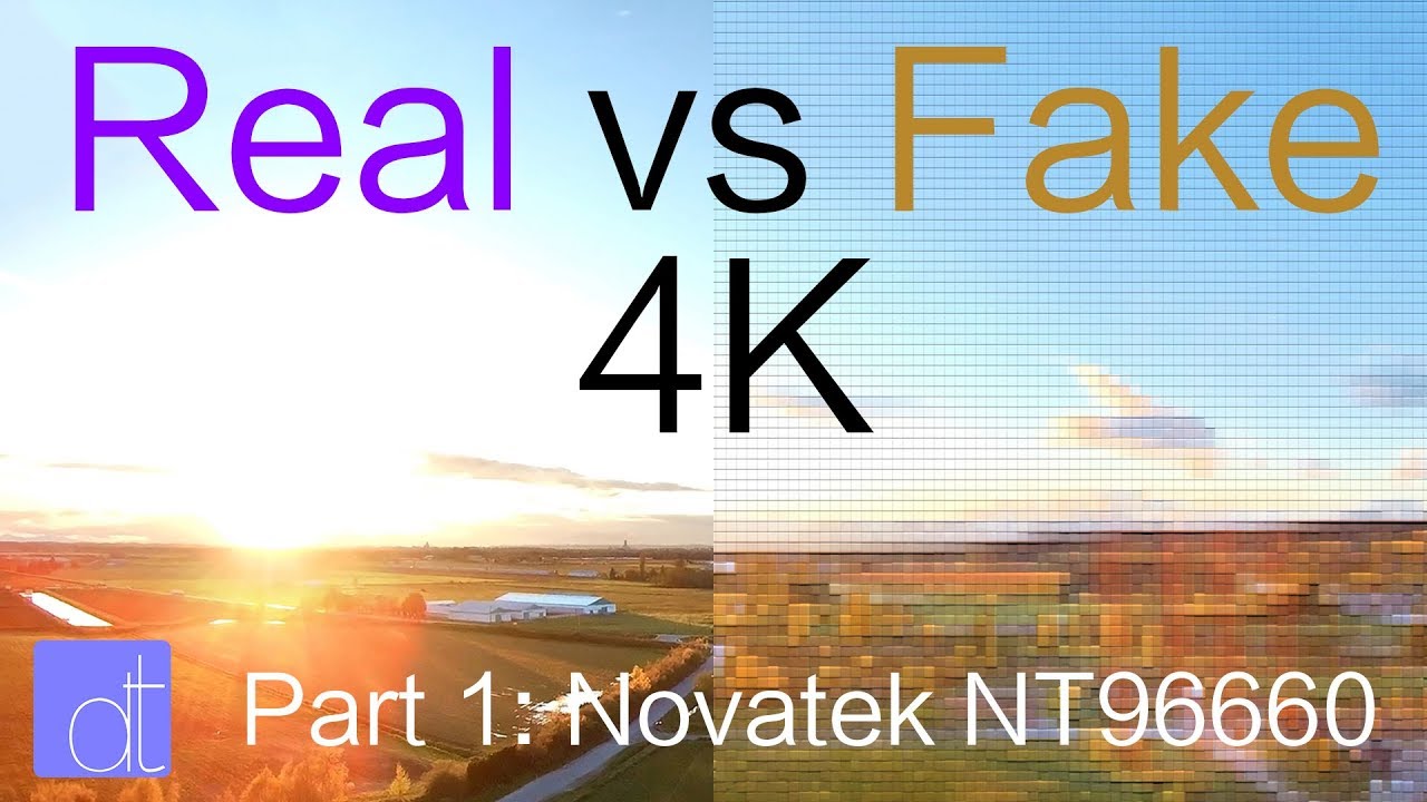 What Fake 4K Looks Like - Novatek NT96660 - YouTube