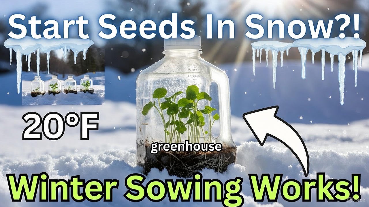 Winter Sowing 101: Start Seeds OUTSIDE in the Cold & Grow MORE This ...