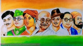 How To Draw Freedom Fighters Of India Easy Step By Step | Doovi