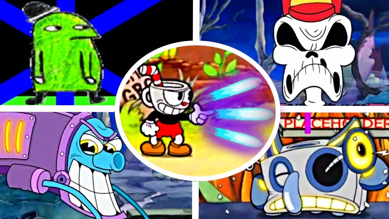 Cuphead All Bosses With One Unused Wide Shot Weapon Hit (Including Secret Bosses) - YouTube