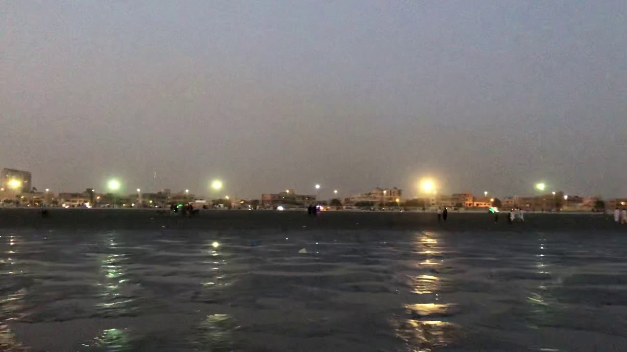 Sunset view at Sea View Clifton Beach Karachi - Dr.Abdul Basit - YouTube