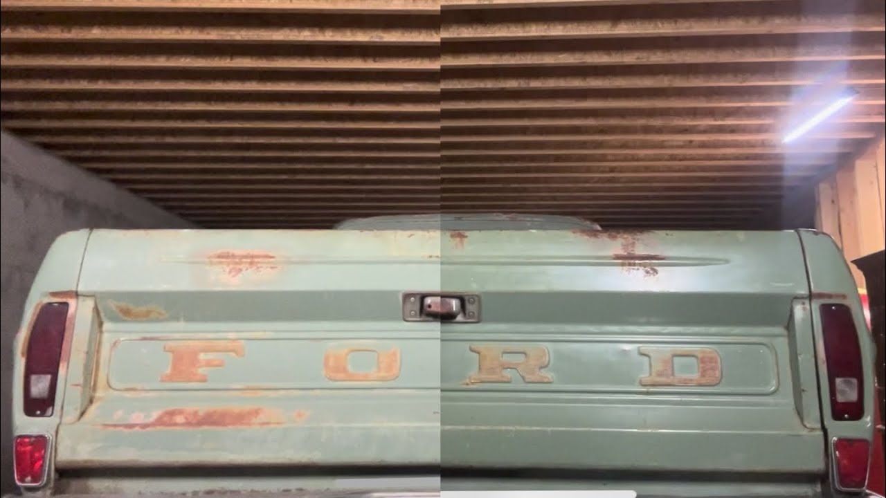 Ceramic Coating My 1969 Ford F100 Tailgate! - YouTube