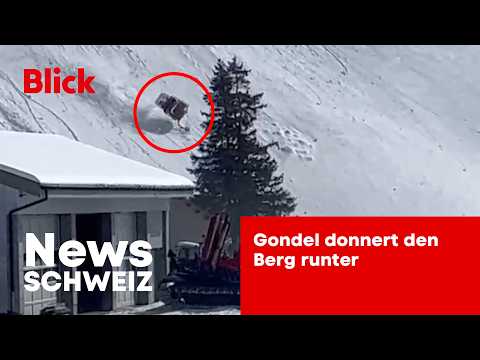 Engelberg: Gondel poltert den Berg runter