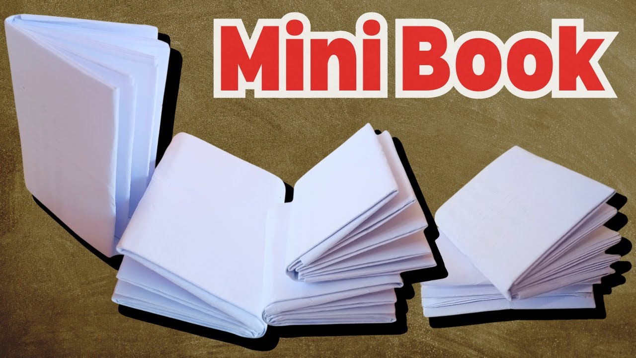 Paper Arts, How to Make Notebook, Reading Book, A4 size paper - YouTube