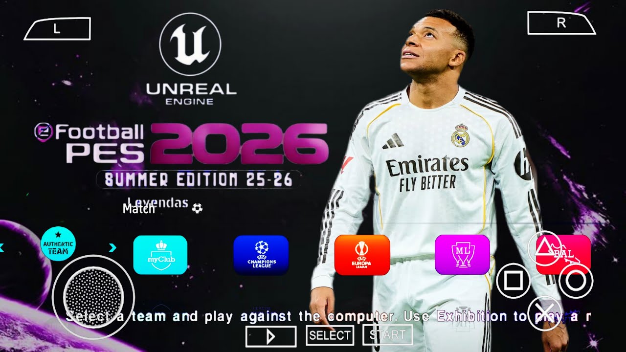 eFootball PES 2026 PPSSPP ORIGINAL ISO DOWNLOAD PES 2026 PSP FULL KITS ...