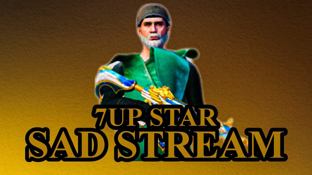 7UP STAR WITH SAD STREAM | PUBGM LIVE - YouTube