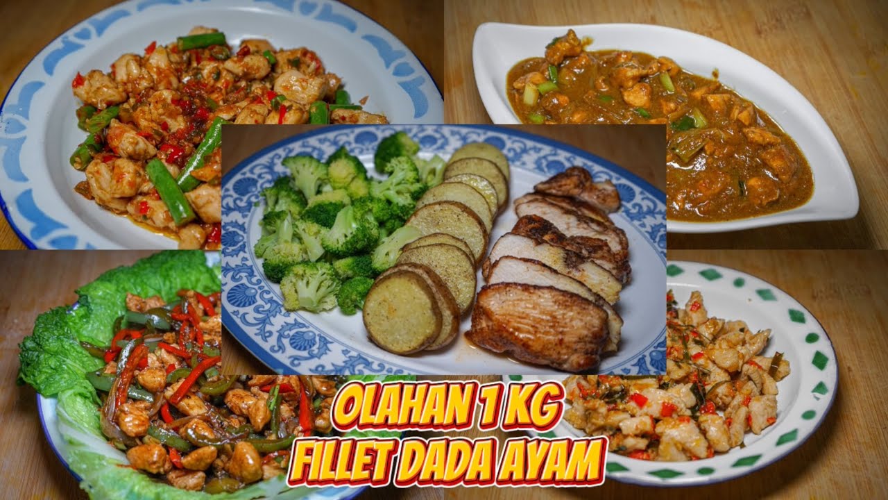 5 Resep Olahan Fillet Dada Ayam 1 KG Part 1 - YouTube