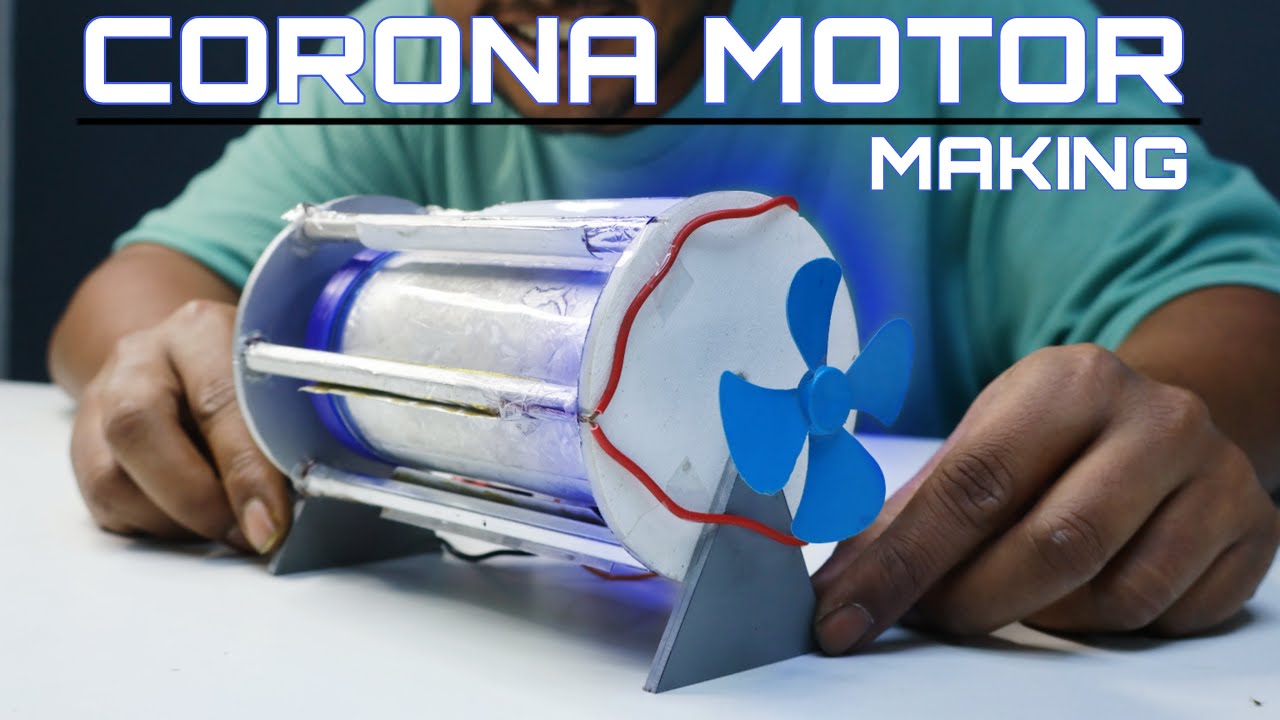 Spinning with Static! How to Make a Corona Motor - YouTube